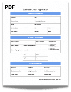 Free, Printable Business Credit Application Template (Plus, How to Use ...